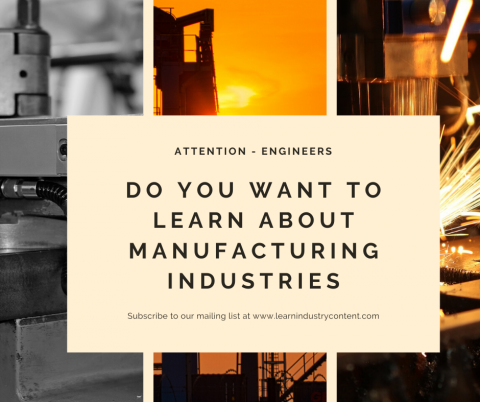 Various Departments and their functions in a Manufacturing Industry